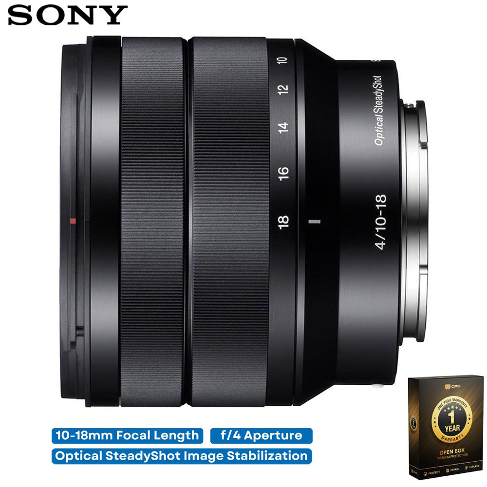 Sony SEL1018 10-18mm f/4 Wide-Angle Zoom Lens (OPEN BOX) with CPS 1 Ye