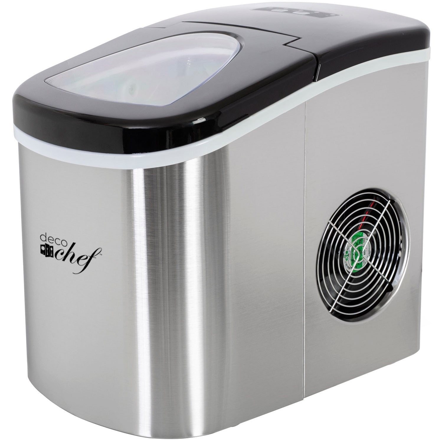 Deco Chef Stainless Steel Compact Electric Ice Maker | Top Load
