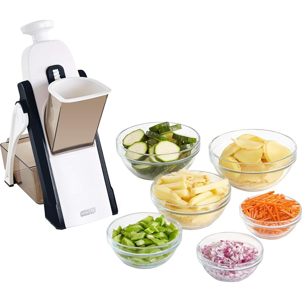 Dash Safe Slice Mandoline Slicer, Dicer for Vegetables with Thickness ...