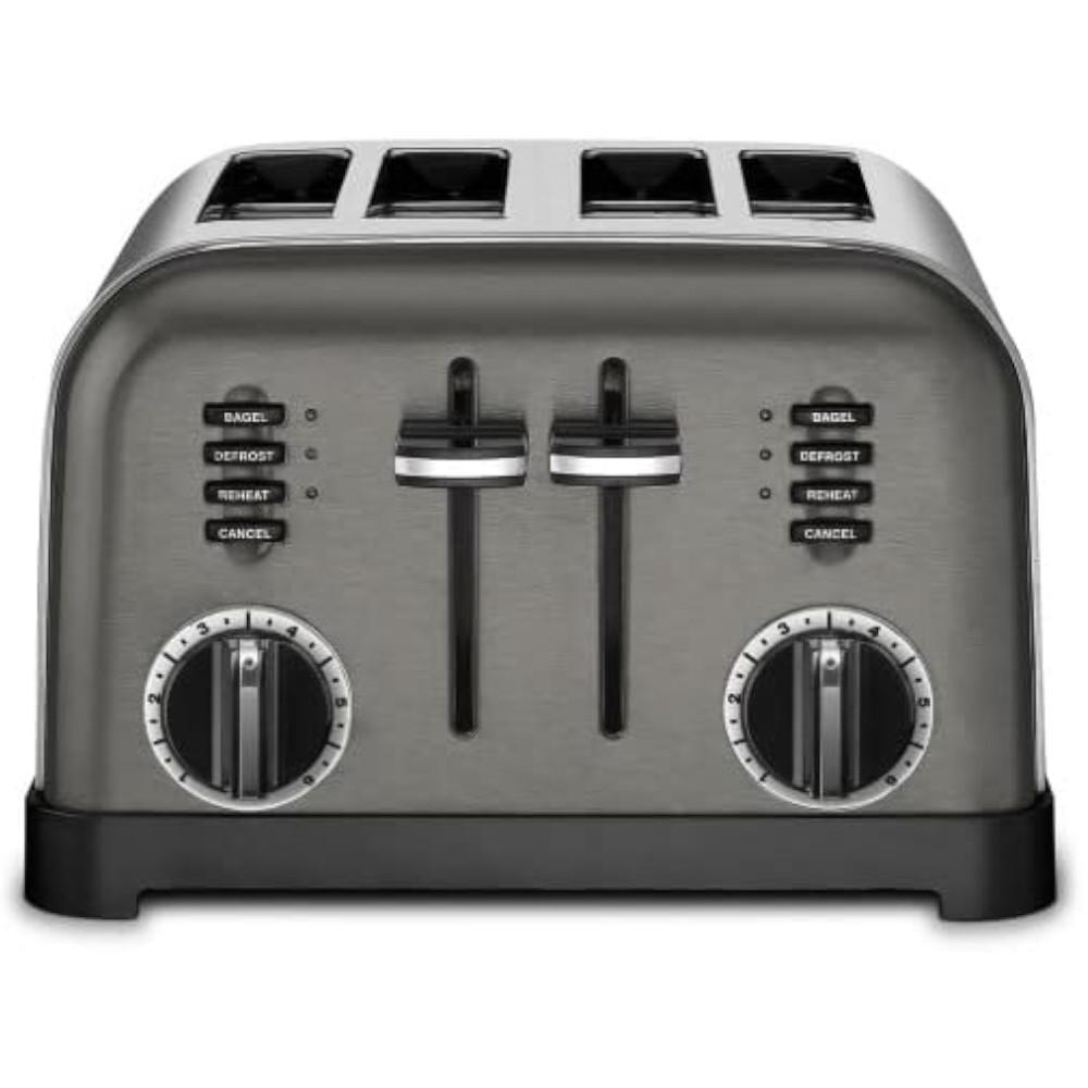 Cuisinart CPT-180BKS Classic 4-Slice Toaster, Black/Stainless Steel ...